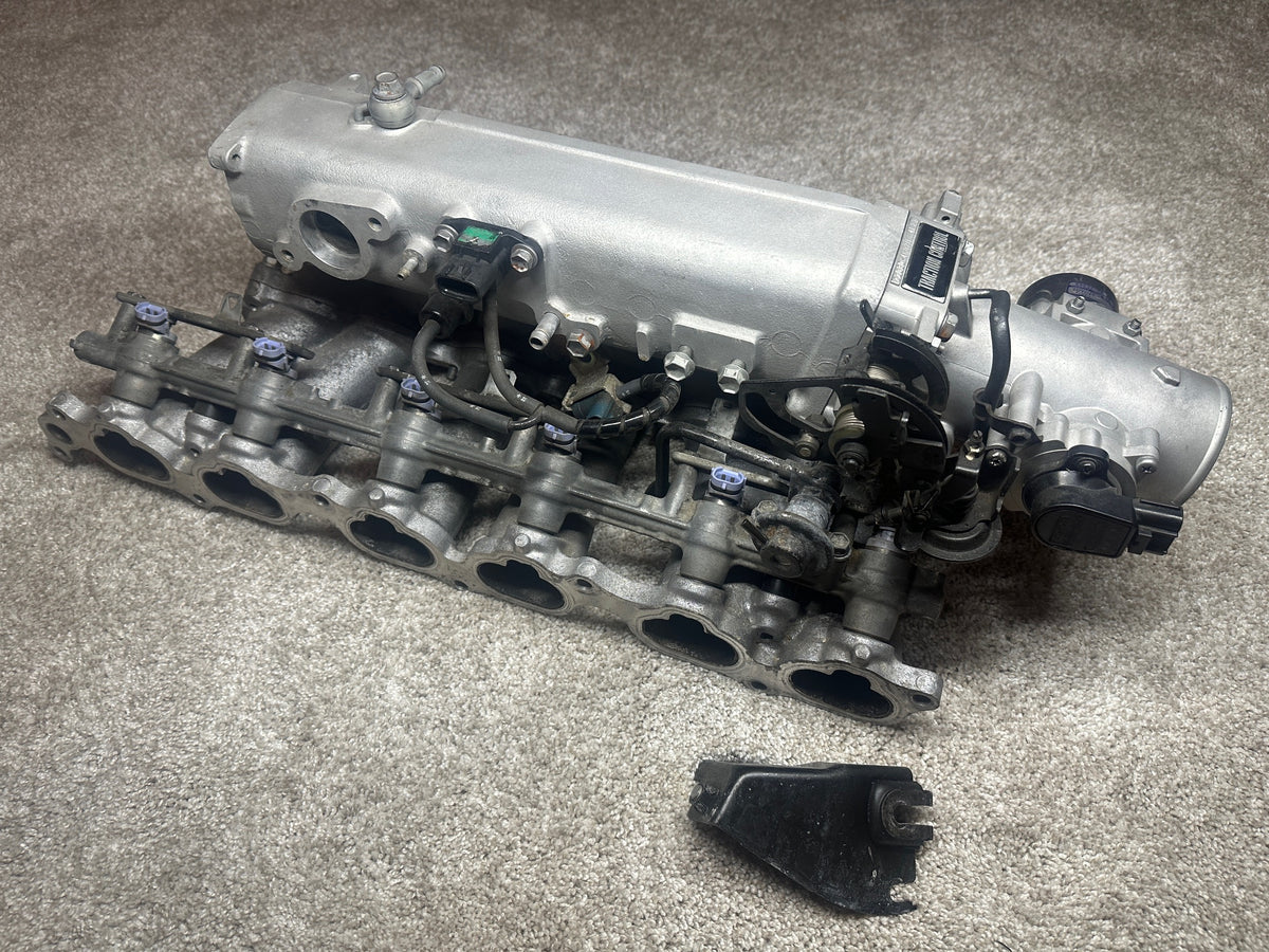 Toyota Supra MK4 COMPLETE USDM Twin Turbo intake manifold w/ fuel rail ...